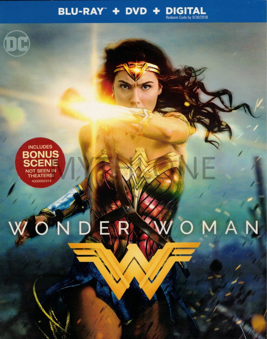 Wonder Woman Blu-ray / DVD - with slipcover, Hobbies & Toys, Music ...