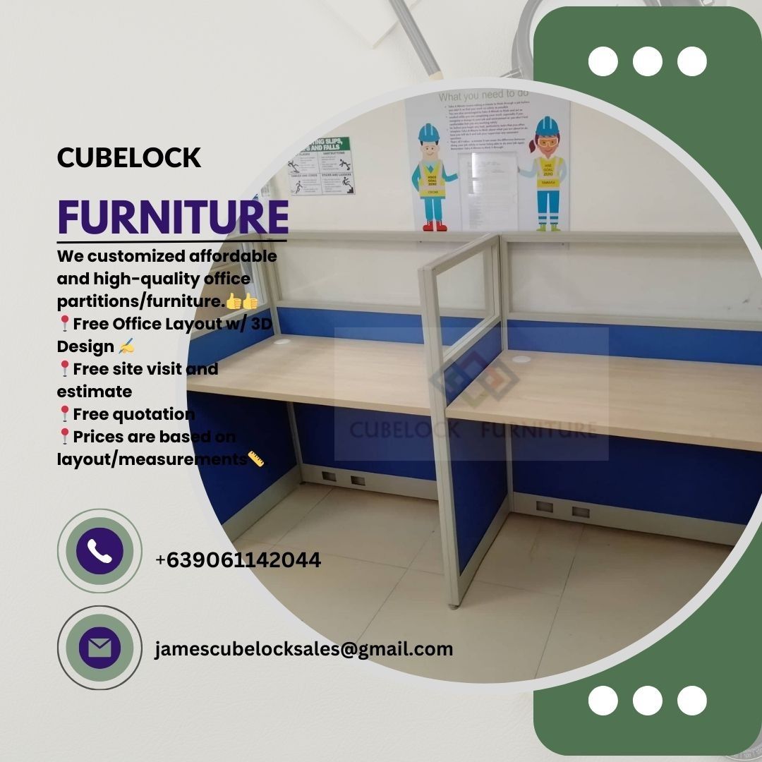 Workstation Cubicle For Sharing, Furniture & Home Living, Outdoor ...