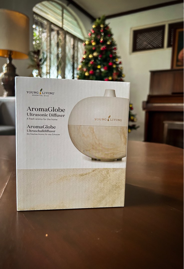 Young Living AromaGlobe Ultrasonic Diffuser, Furniture & Home Living ...