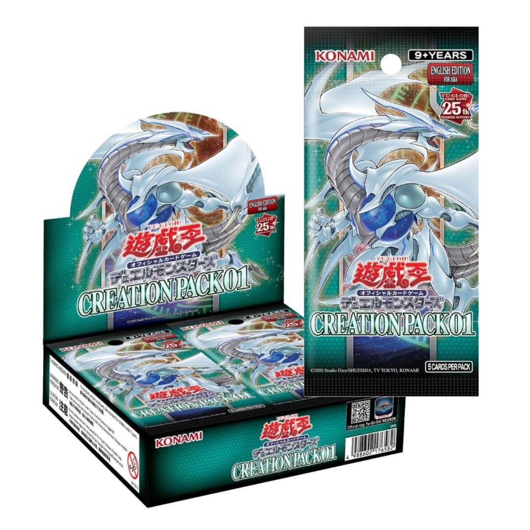 Yu Gi Oh Creation Pack 01 Booster Pack/Box (ENG) (7063272) Brand New, Hobbies & Toys, Toys ...