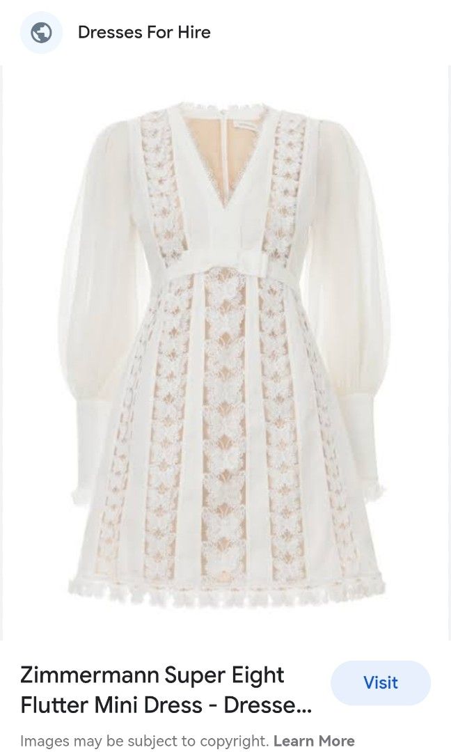 Zimmerman insp flutter dress, Women's Fashion, Dresses & Sets, Dresses ...