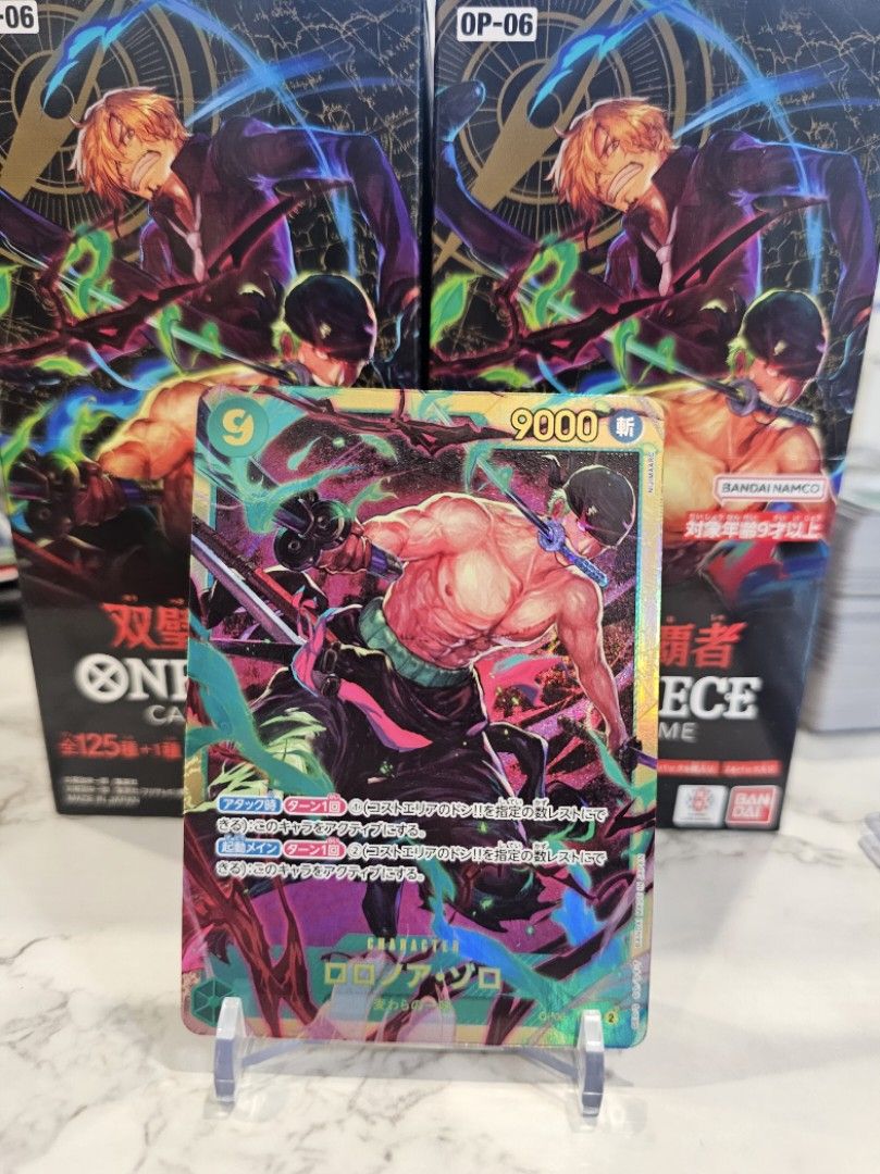 Zoro Sec OP06, Hobbies & Toys, Toys & Games on Carousell