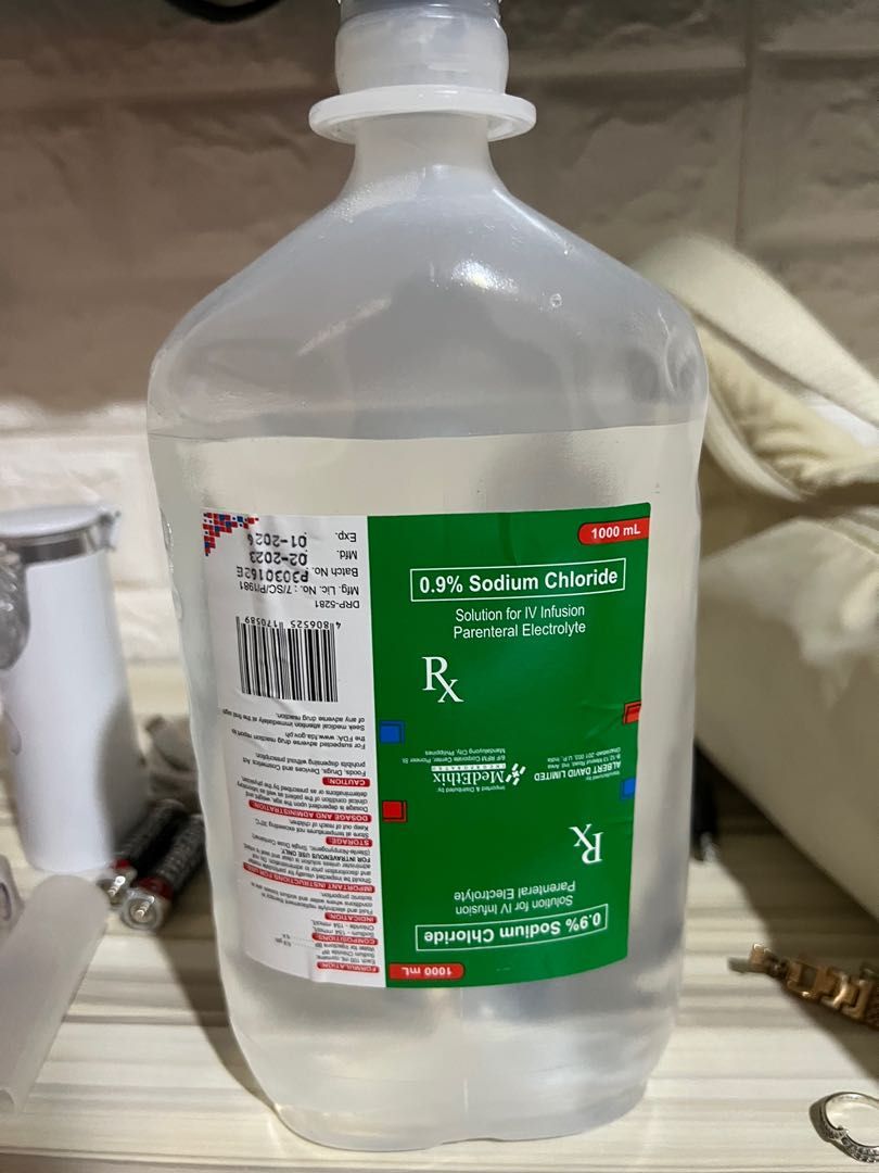 0.9% sodium chloride / 0.9 NSs, Health & Nutrition, Medical Supplies ...