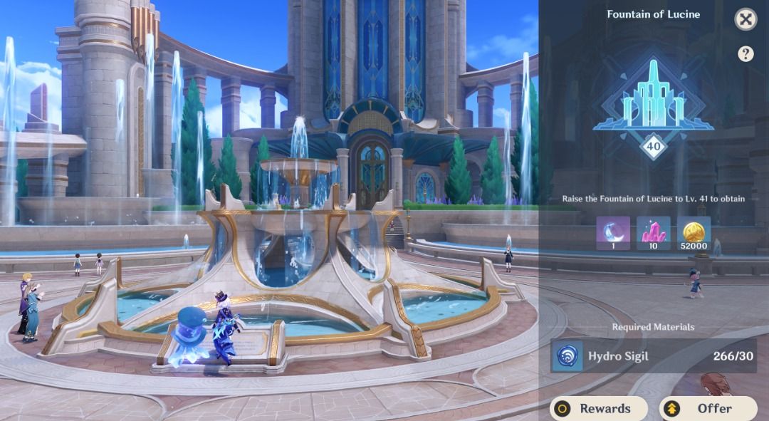 100% Fontaine Exploration (Version 4.2) + Lvl 40 Fountain of Lucine ...