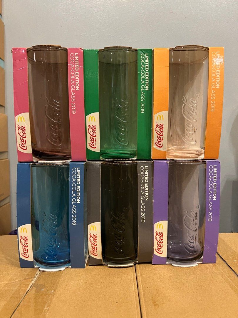 2011 McDonalds Coca Cola Glasses (Coca Cola Can Glasses) McDonalds Coca ...