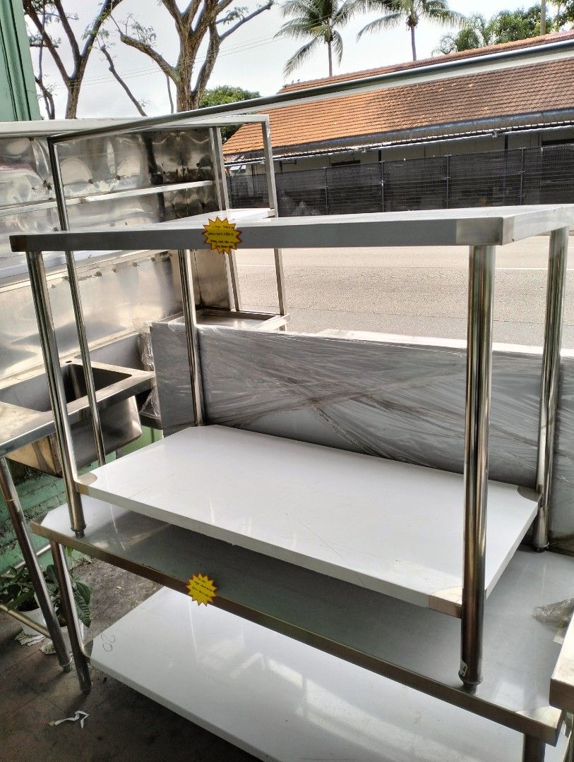 2 layer table #304 Stainless Steel, TV & Home Appliances, Kitchen ...