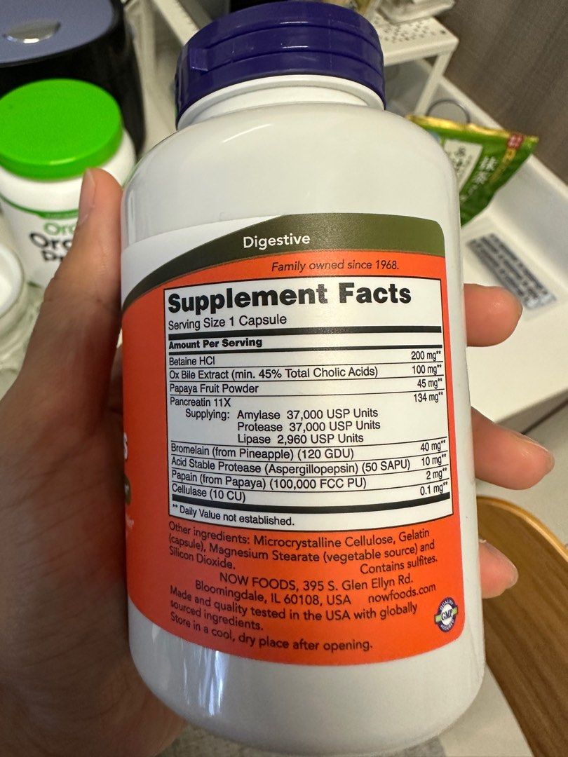 2 x Super Enzymes Supplement, Health & Nutrition, Health Supplements ...