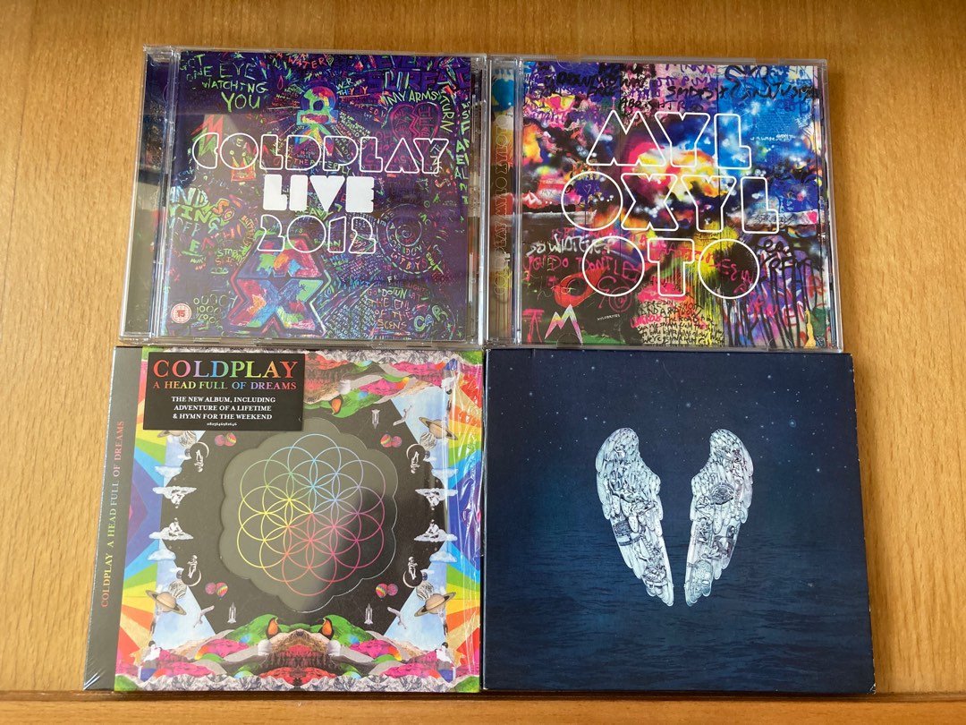 $50 一張，Coldplay 三張大碟cd（mylo xyloto、ghost stories、a head full of dreams ...