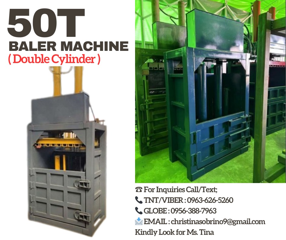 50T Baler Machine - Double Cylinder, Everything Else, Others on Carousell
