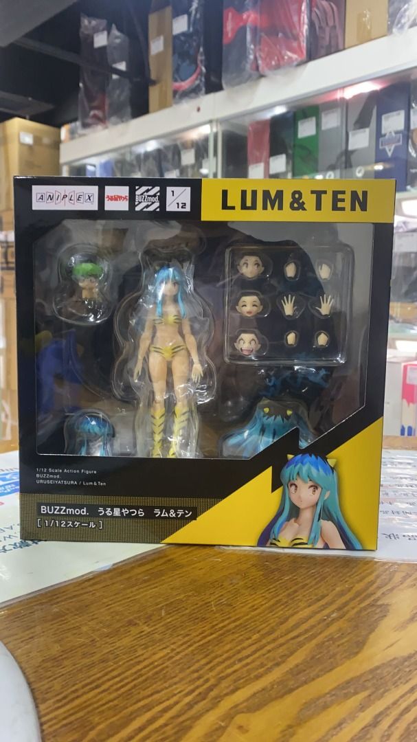 sold 全新 Aniplex BUZZmod Urusei Yatsura Lum Ten 山T女福星 阿琳 小天, 興趣及遊戲, 玩具 & 遊戲類 - Carousell