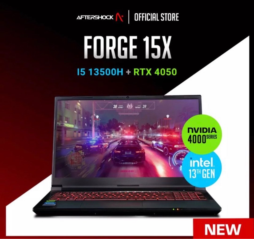 Aftershock Forge 15X - RTX 4050, Computers & Tech, Laptops & Notebooks on Carousell
