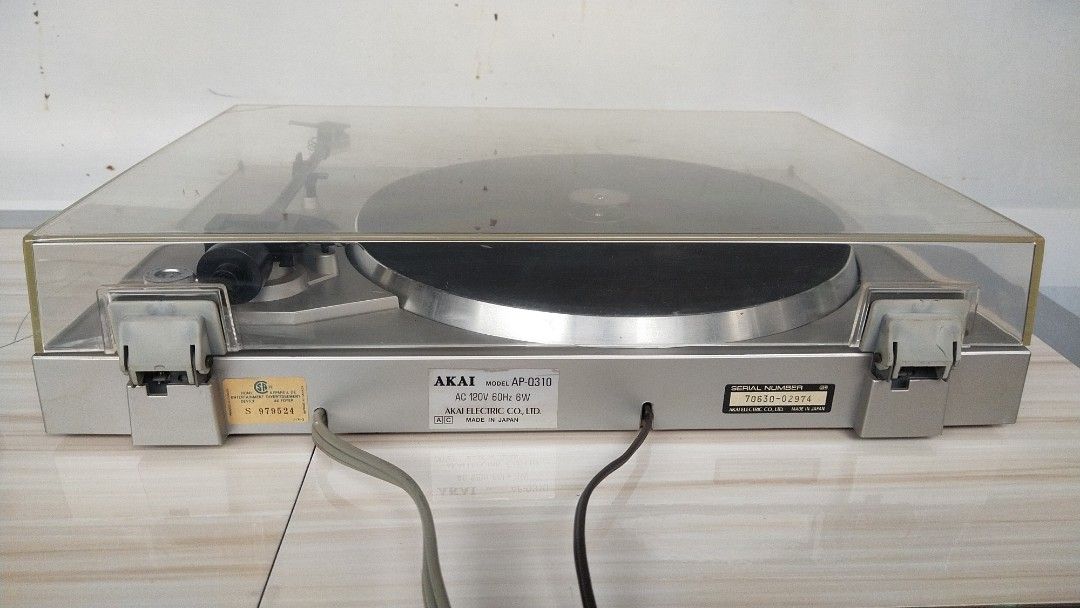 AKAI AP-Q310 DIRECT DRIVE TURNTABLE, Audio, Soundbars, Speakers ...