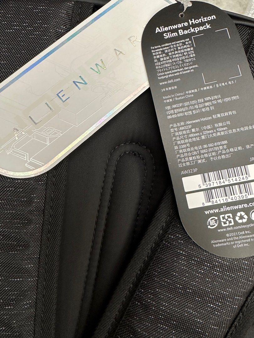Alienware horizon slim backpack, Men's Fashion, Bags, Backpacks on ...
