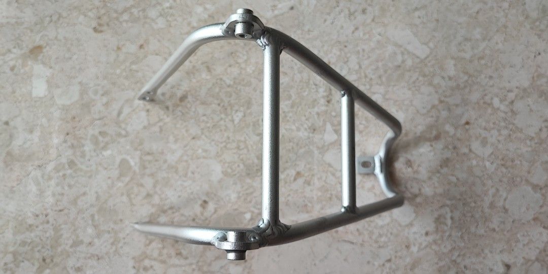 Aluminum Mini Rack for Brompton and Trifold Bikes (Silver), Sports ...
