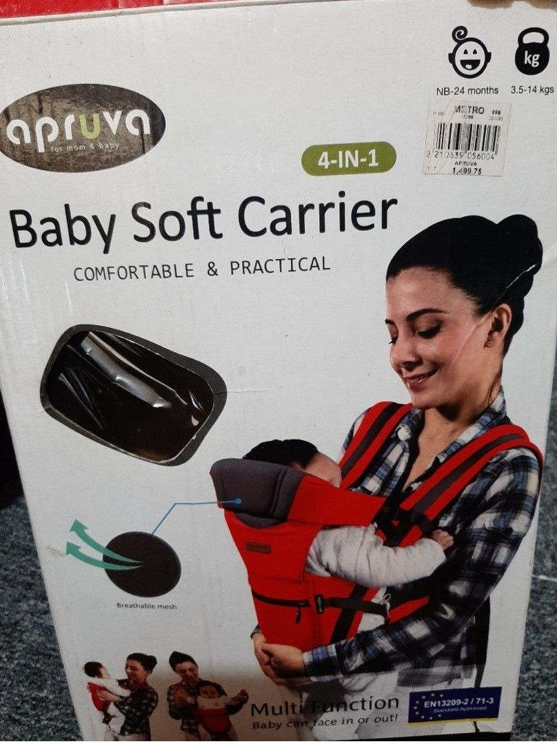 Apruva Baby Soft Carrier, Babies & Kids, Going Out, Carriers & Slings ...