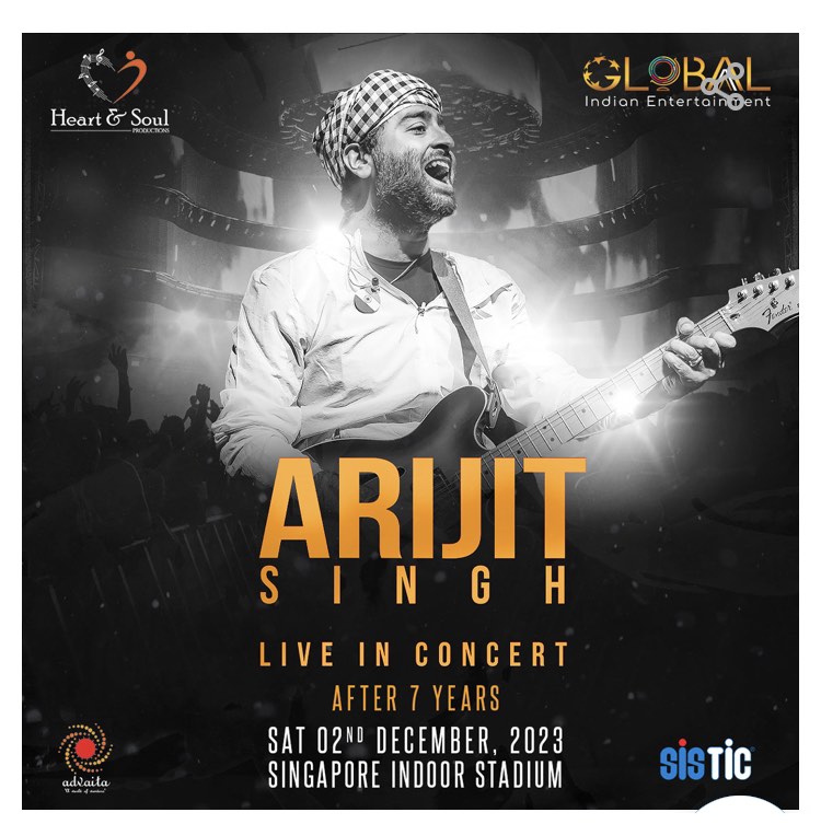 Arjit Singh 2nd Dec Ticket, Tickets & Vouchers, Event Tickets on Carousell