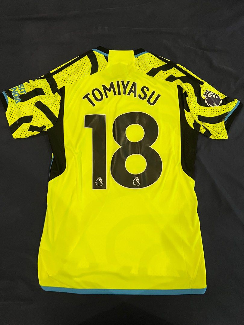 Arsenal 23/24 Tomiyasu 18 + EPL Patch Away Kit (Fan Version) *FREE SAME DAY DELIVERY*, Men's ...