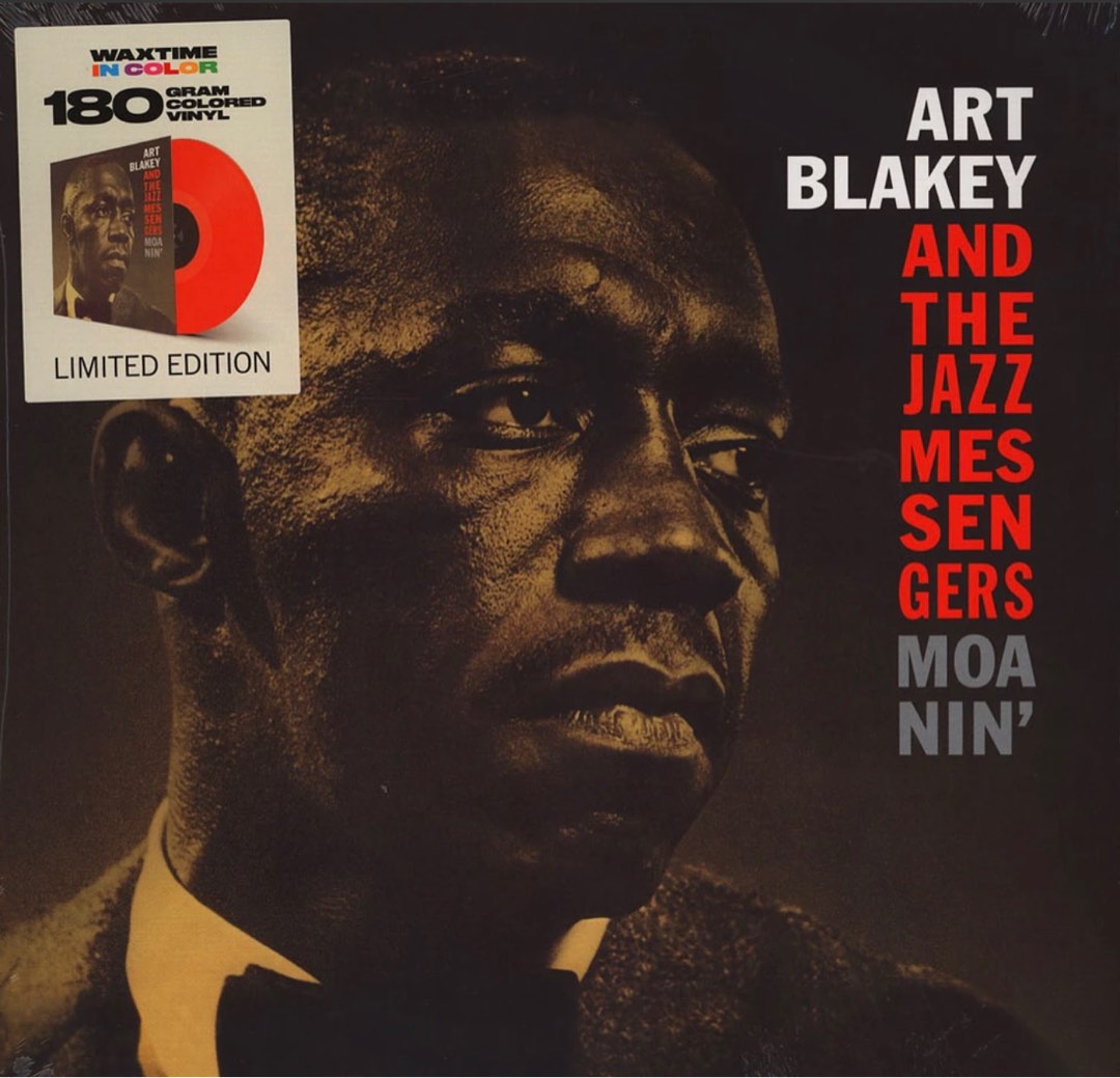 Art Blakey And The Jazz Messengers Moanin' Transparent Red Vinyl Edition 紅膠 180g, 興趣及遊戲, 音樂、樂器 ...