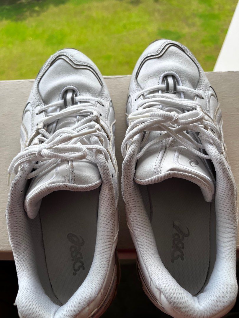 ASICS leather shoes gel sole US12.5, Men's Fashion, Footwear, Sneakers ...