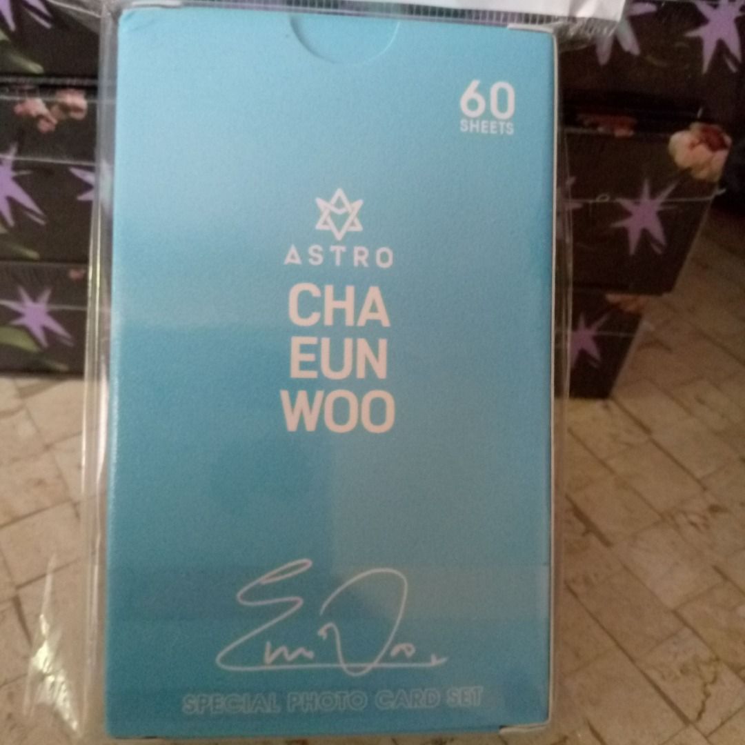 ASTRO Cha Eun-Woo Merch 60-Sheet Special Photocard Set, Hobbies & Toys ...