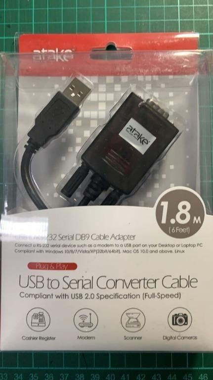 Atake USB to UART Cable Adapter, Computers & Tech, Parts & Accessories ...