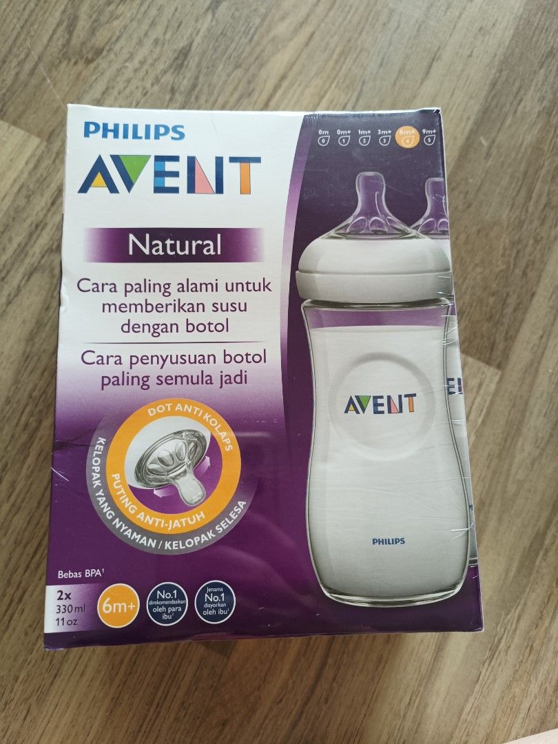 AVENT Natural Milk Bottle, Babies & Kids, Nursing & Feeding ...