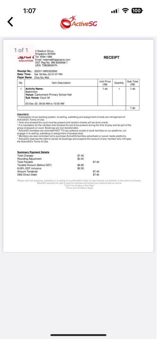 Badminton court transfer, Sports Equipment, Sports & Games, Racket ...