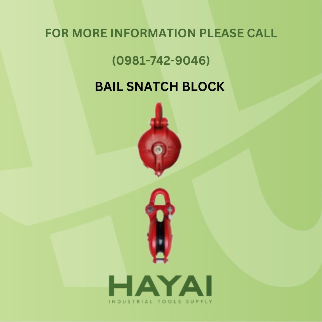 Bail Snatch Block, Commercial & Industrial, Construction Tools ...
