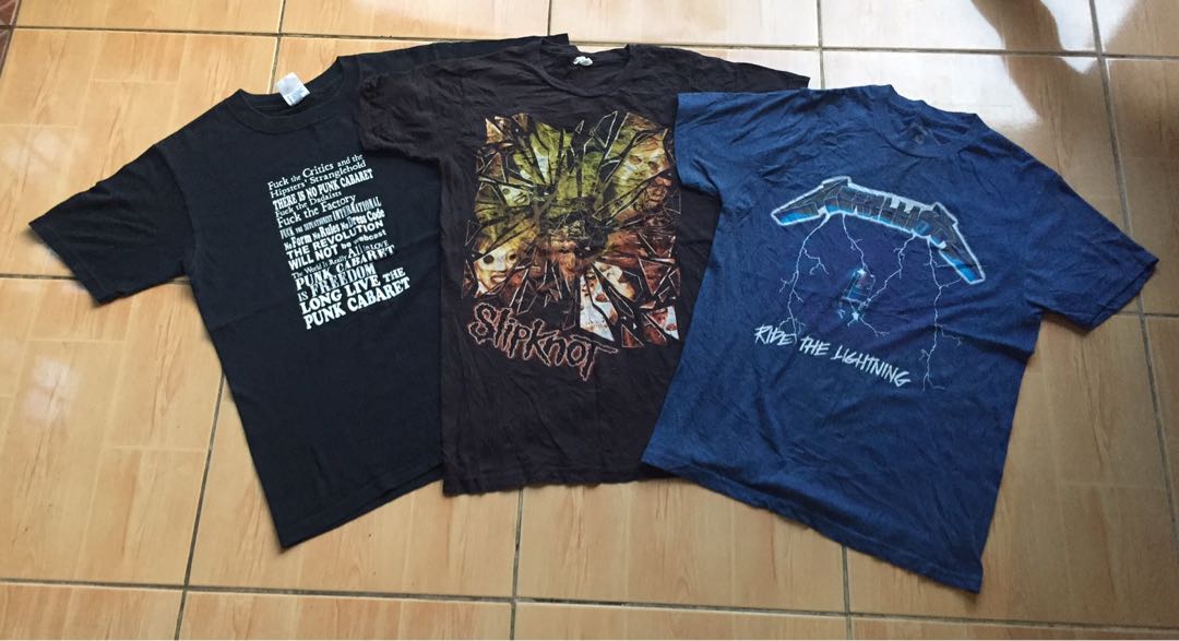 Band Shirt selling as pack 650 shipped, Men's Fashion, Tops & Sets ...
