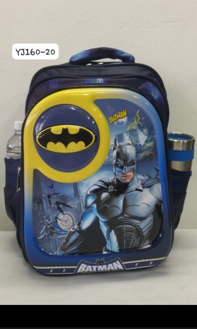 Batman school bag, Babies & Kids, Babies & Kids Fashion on Carousell