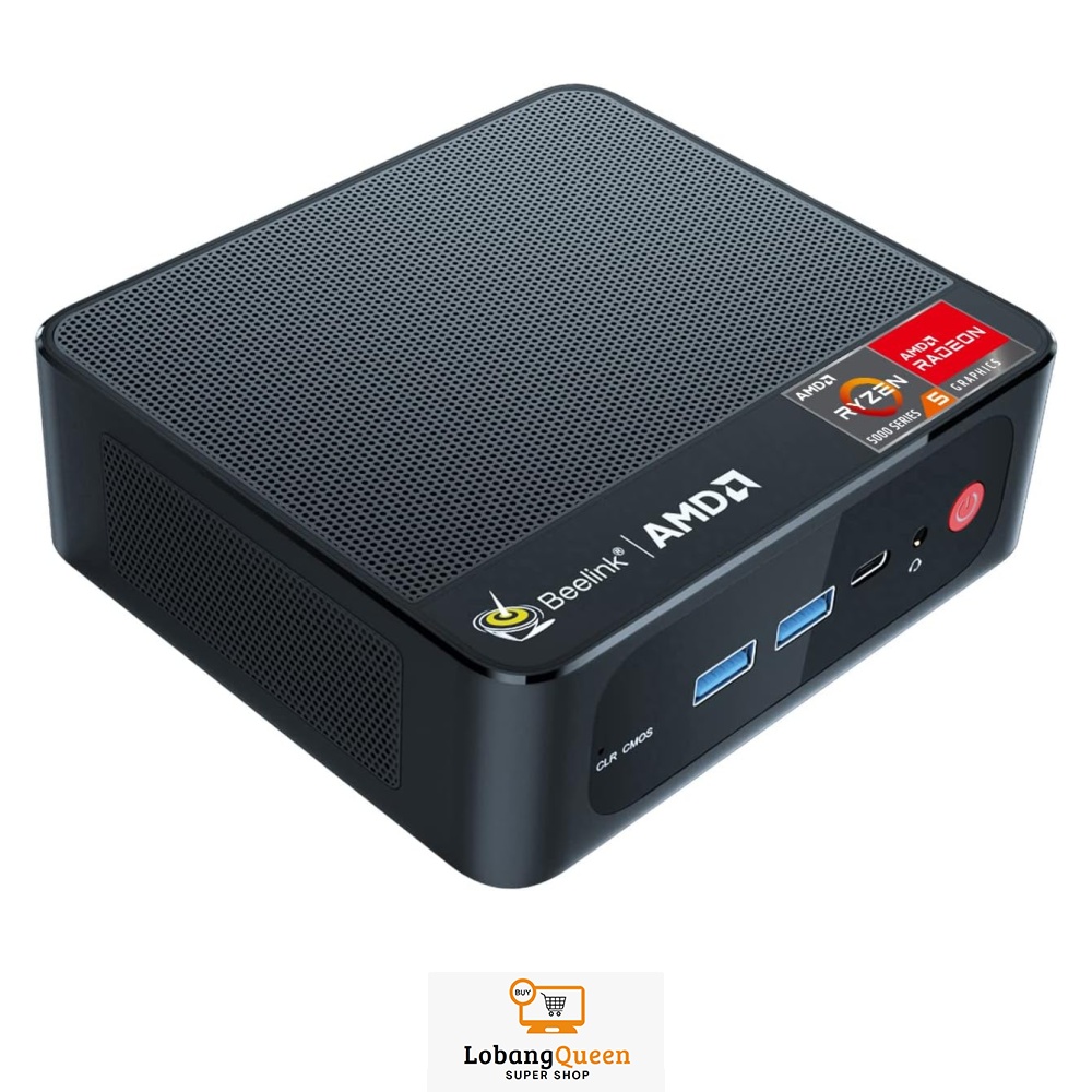 Beelink SER5 Pro Mini PC, AMD Ryzen 7 5700U (8C/16T,Up to 4.3GHz) 16GB ...