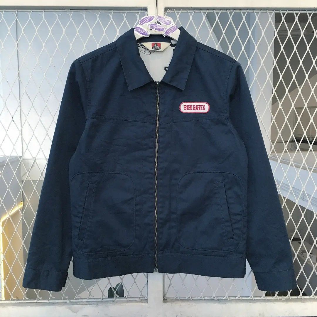 BEN DAVIS EISENHOWER WORK JACKET, Fesyen Pria, Pakaian , Baju Luaran di ...