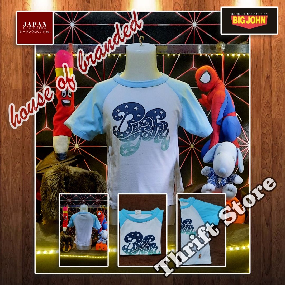 BIG JOHN t-shirts for kids (JAPAN) authentic, Babies & Kids, Babies ...