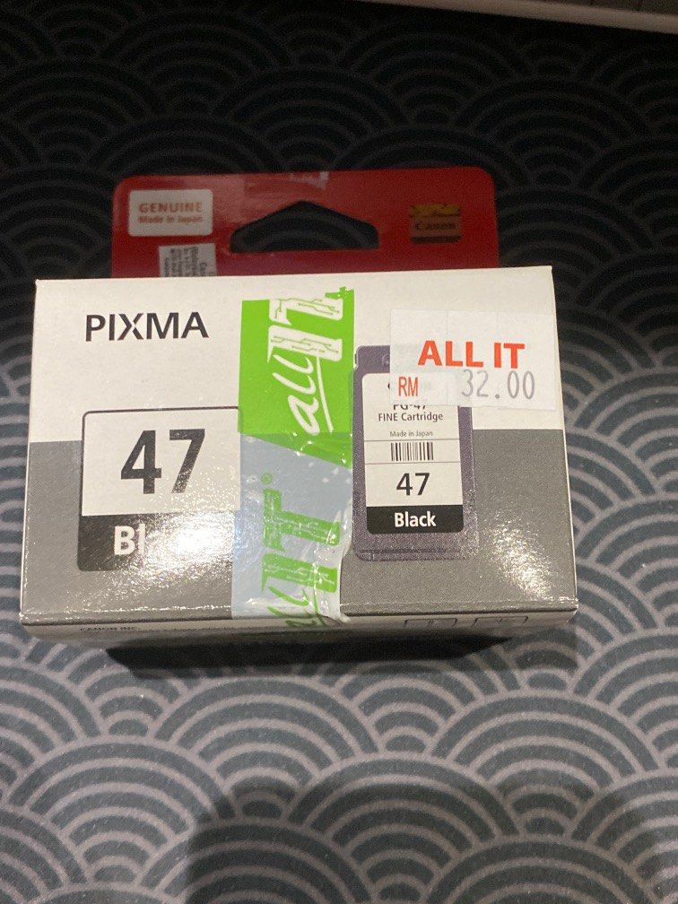 Black 47 ink canon pixma, Computers & Tech, Printers, Scanners ...