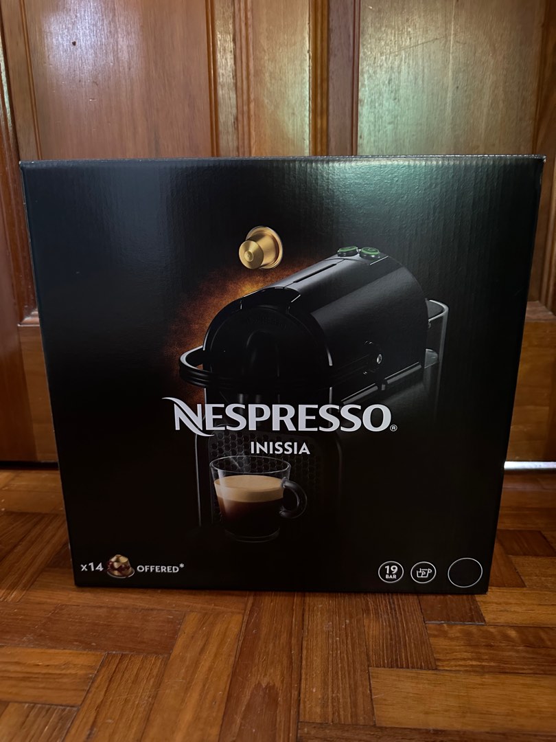 BNIB Nespresso Inissia Coffee Machine, TV & Home Appliances, Kitchen ...