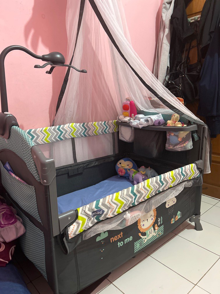 Box Bayi Pliko Next To Me Travel Cot B 828 SLR Tempat Tidur / Kasur ...