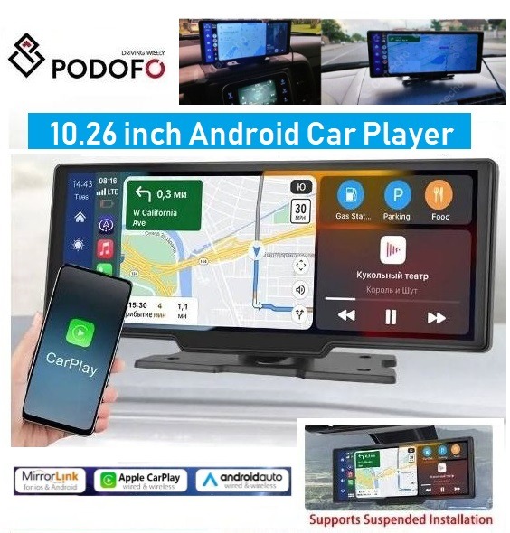 Brand New! 10" Android Auto Smart Car Player Monitor Screen Dashboard ...