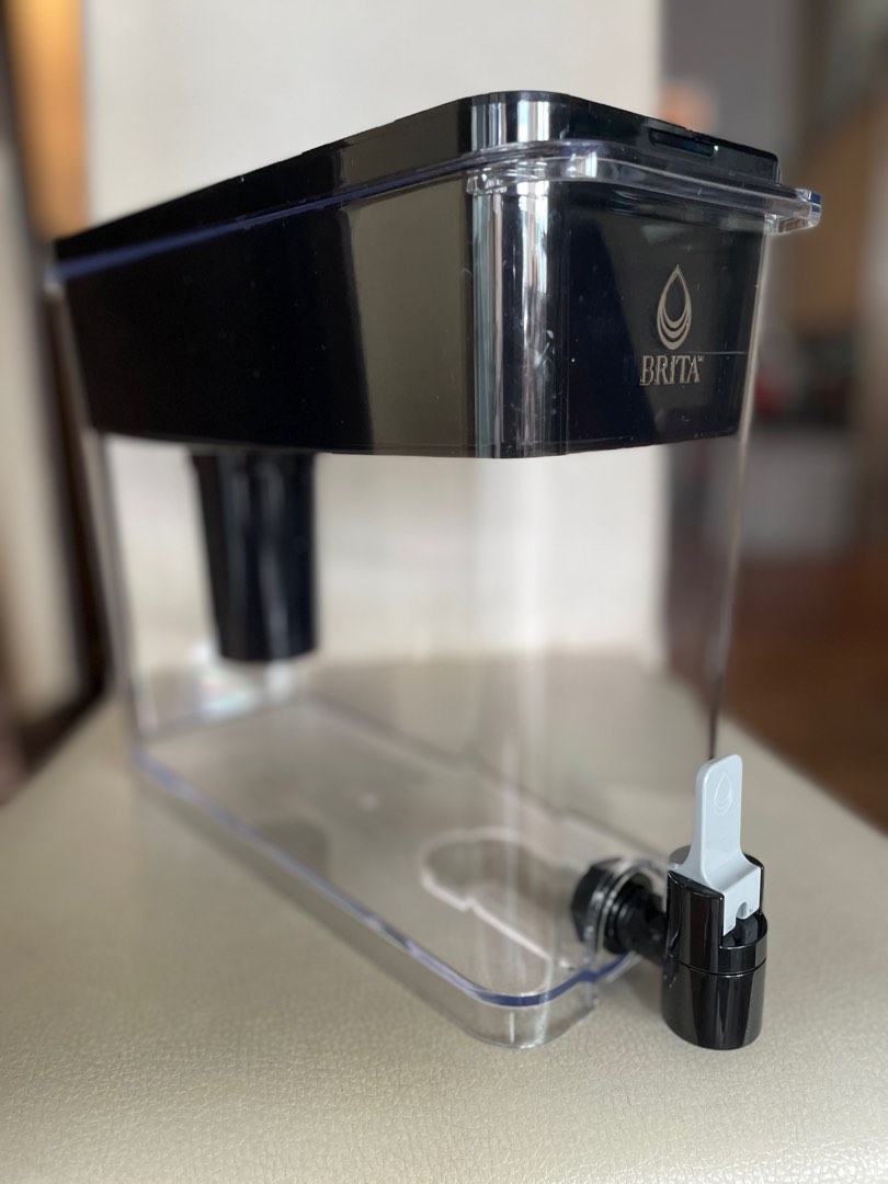 BRITA Extra Large 27 Cup Filtered Water Dispenser with 1 Brita Elite ...