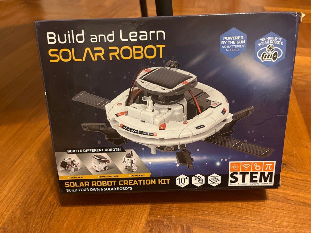 Build and learn solar robot toy, Hobbies & Toys, Toys & Games on Carousell