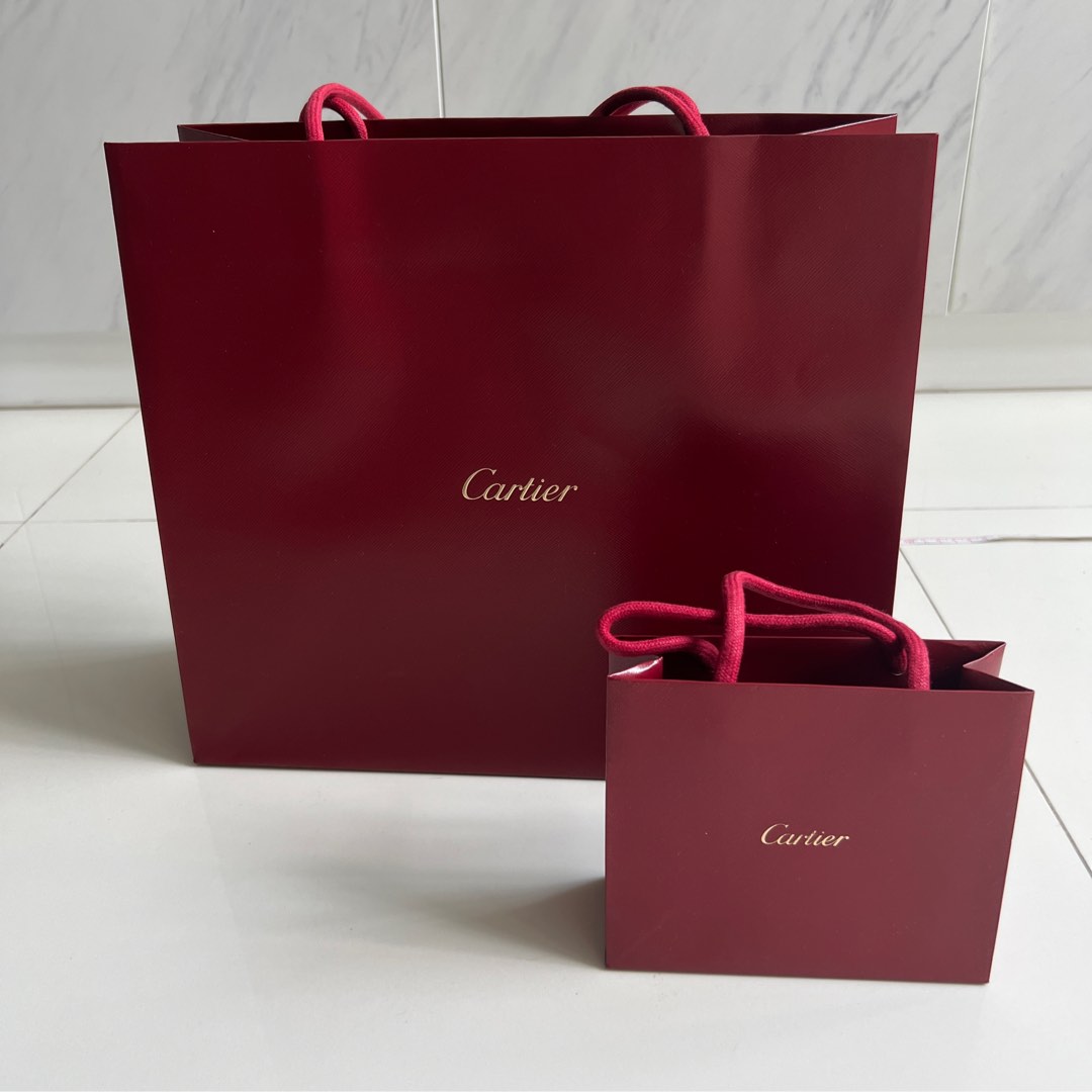 Cartier paper bags, Furniture & Home Living, Home Decor, Other Home ...