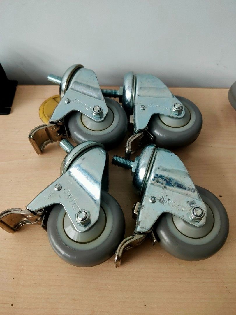 Catis Castor Wheel with Stopper for sale @ $150 per set, Hobbies & Toys ...