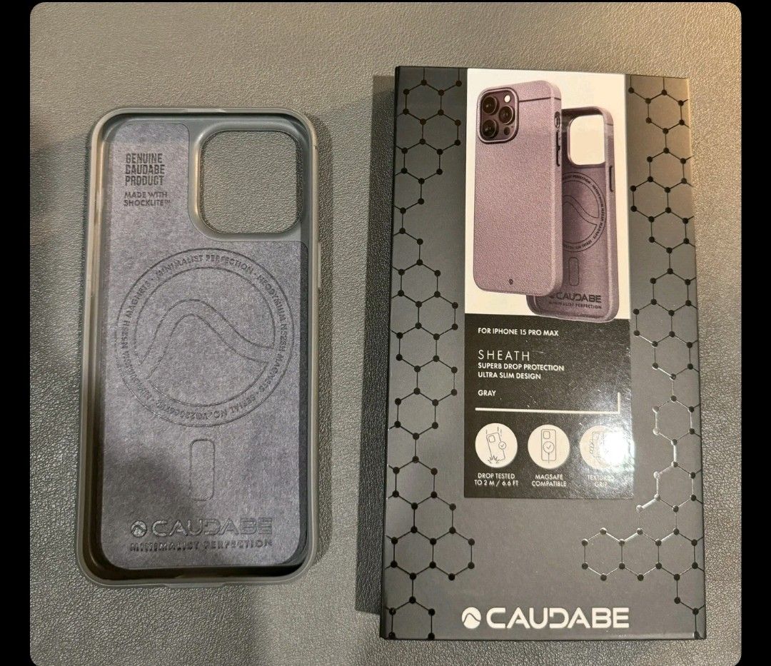 Caudabe Sheath 15 Pro Max Case Grey Gray, Mobile Phones & Gadgets ...