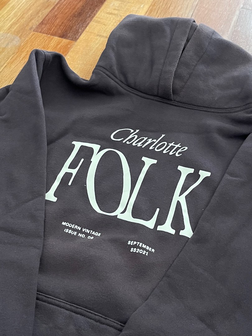 Charlotte Folk Hoodie, Men's Fashion, Coats, Jackets and Outerwear on ...