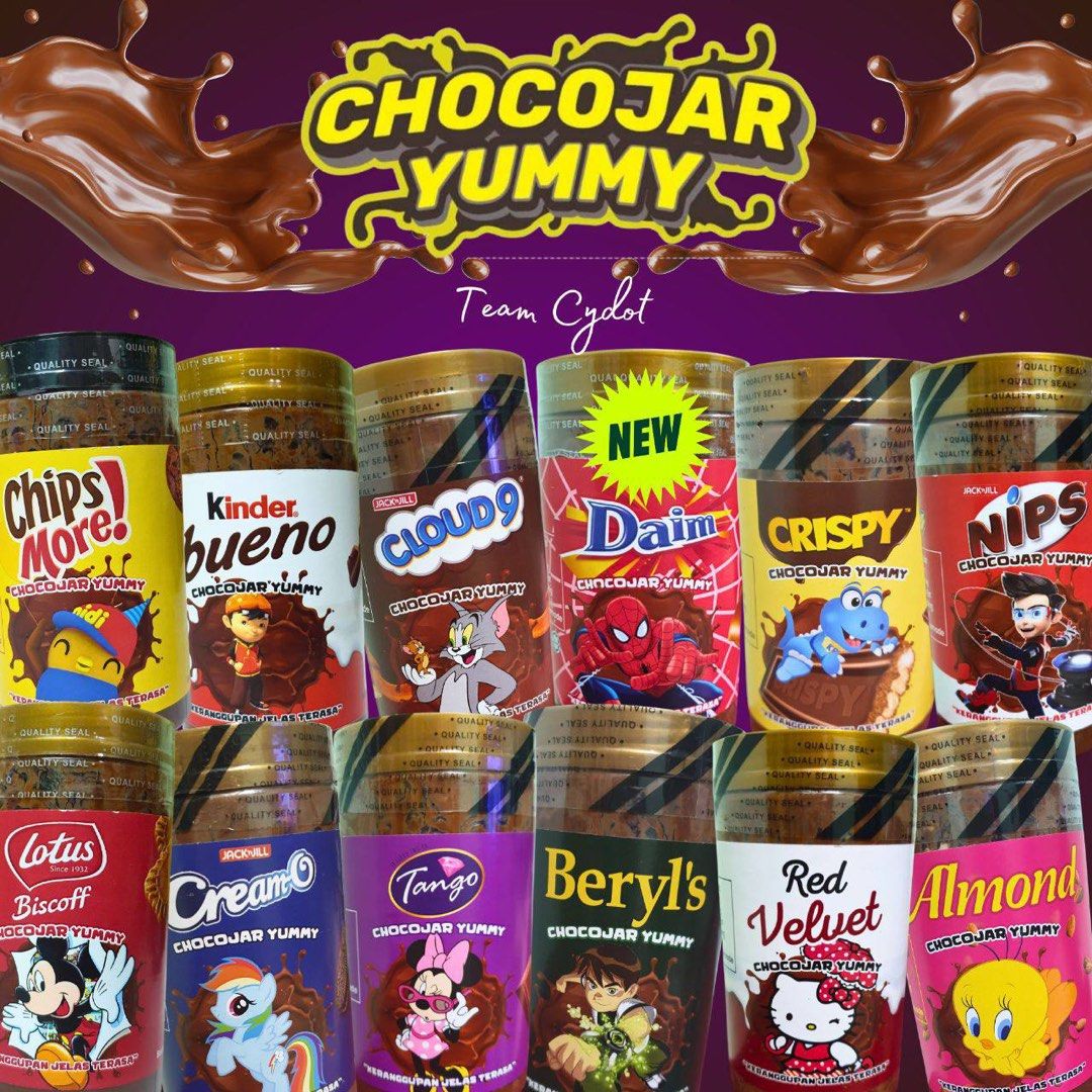 Chocojar Yummy, Food & Drinks, Packaged & Instant Food on Carousell