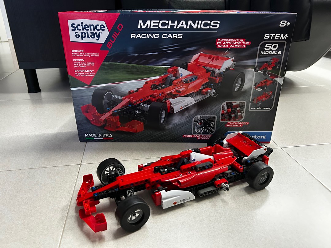 Clementoni Mechanics Racing Cars, Hobbies & Toys, Toys & Games on Carousell