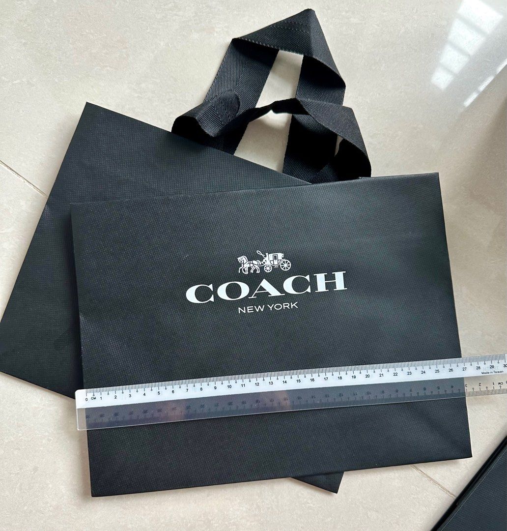 Coach paper bag, Luxury, Accessories on Carousell