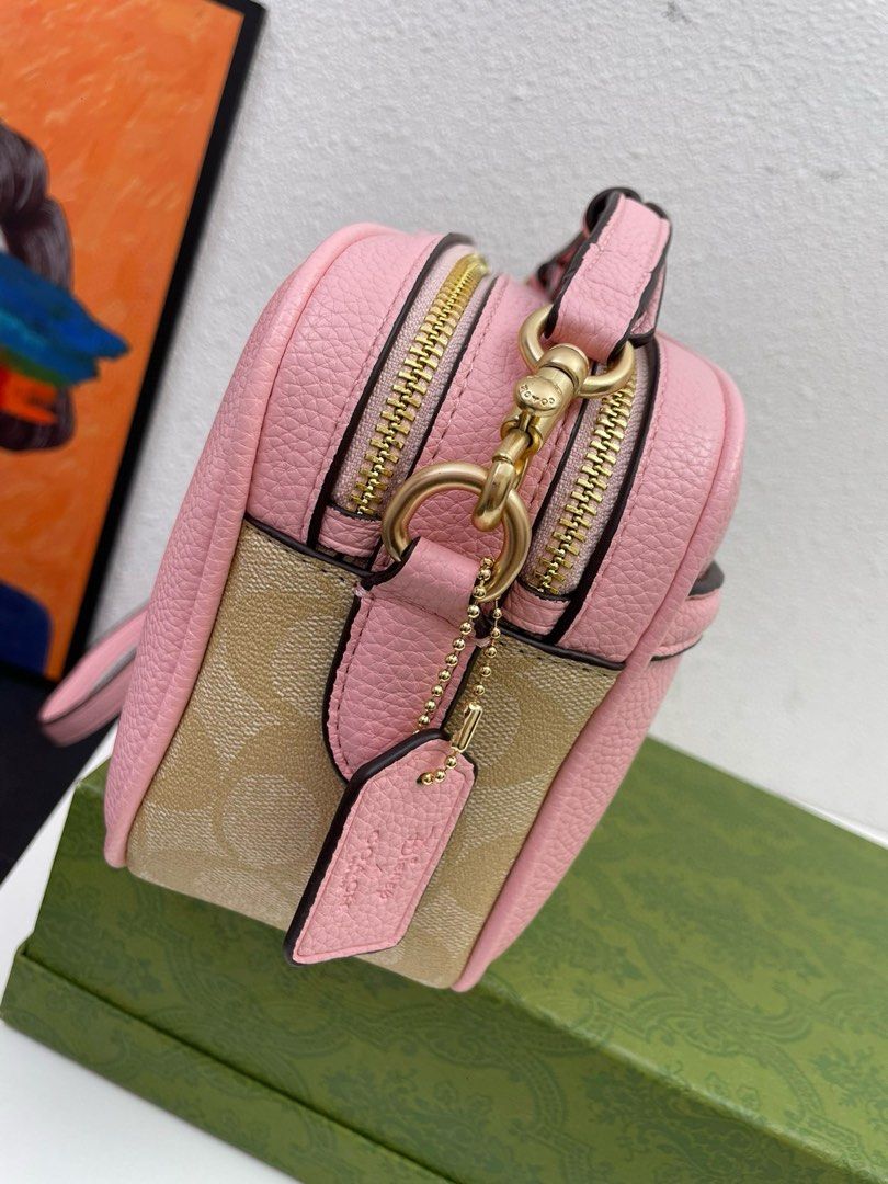 Coach pink camera bag, Women's Fashion, Bags & Wallets, Cross-body Bags ...