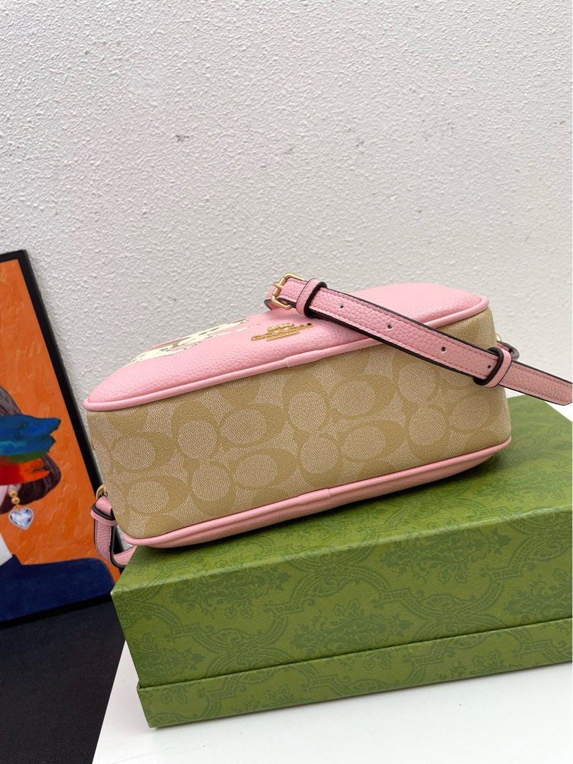 Coach pink camera bag, Women's Fashion, Bags & Wallets, Cross-body Bags ...