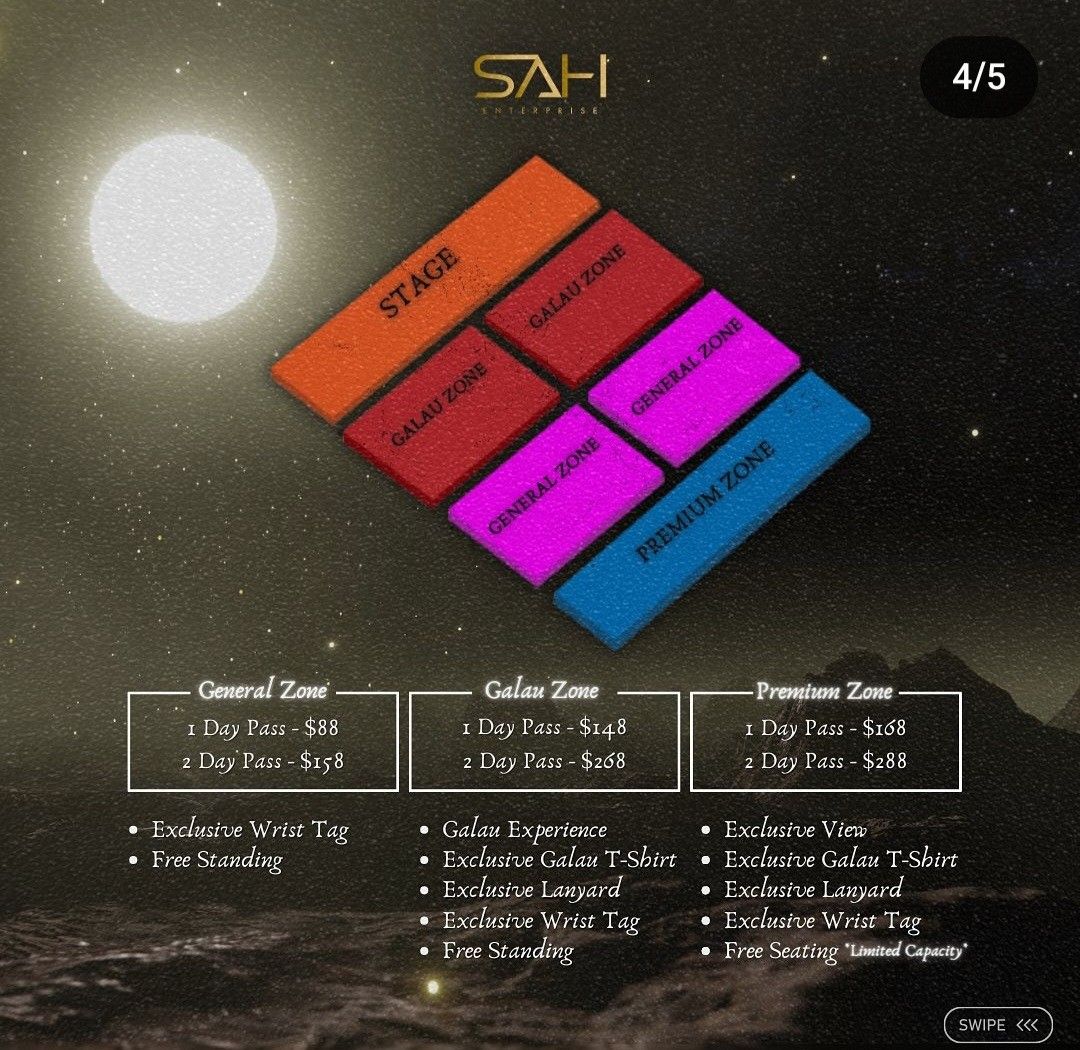 Concert Galau Tickets 16 Dec 2023 (2 pax), Tickets & Vouchers, Event ...