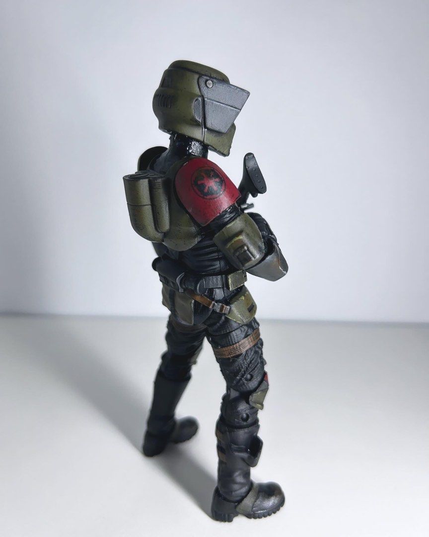 Custom Hasbro Star Wars Black Series Scout Trooper (Scales with SHF ...